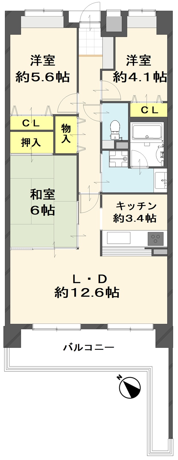 ペット飼育可！静かな住環境の3LDK吹田市マンション – グランデホーム